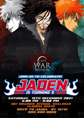 Ichigo Bankai, Bleach Anime Birthday template